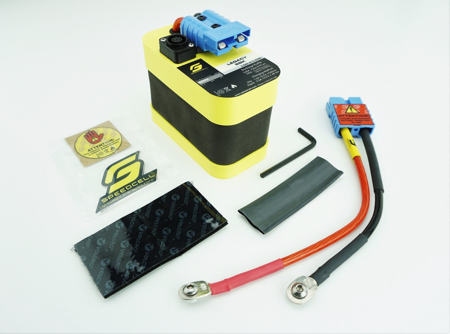 Speedcell LEGACY 5.0AH SUPERBIKE BATTERY WITH UNIVERSAL RING TERMINAL ...